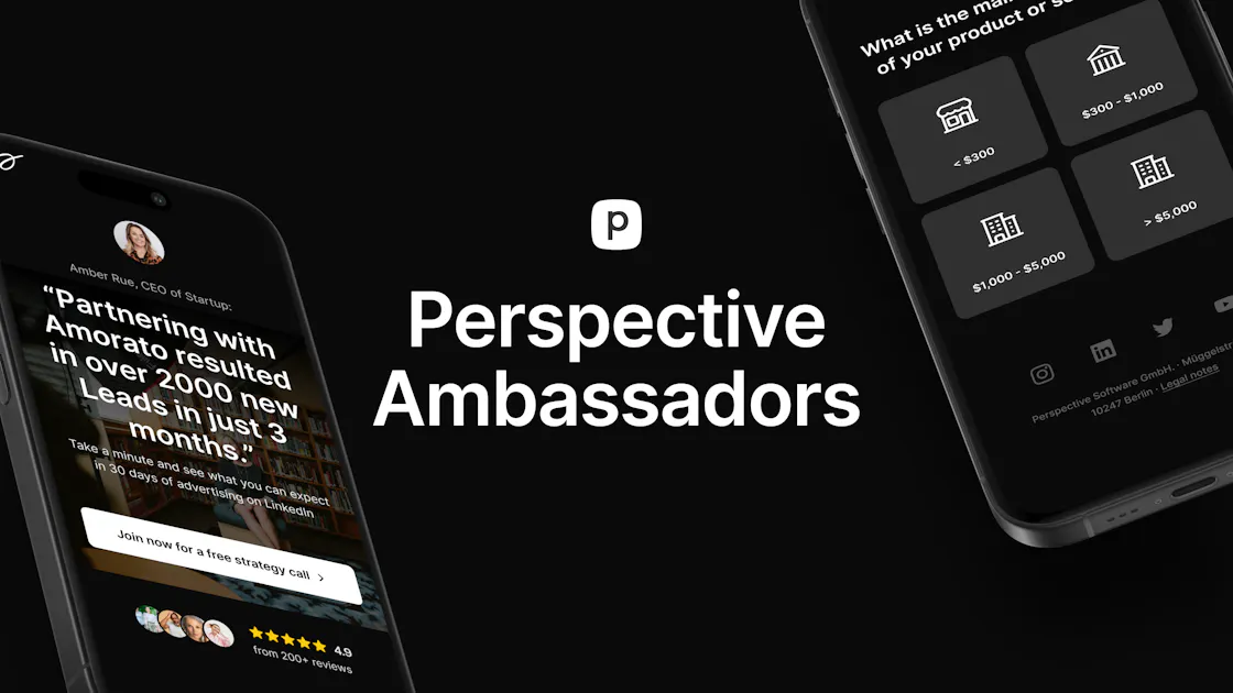 Become a Perspective Ambassador ⭐️