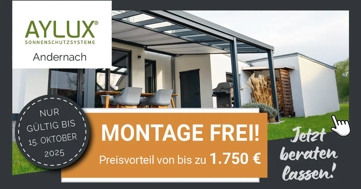 Aylux - Ihr Partner für Terrassenüberdachungen, Markisen und Wintergärten